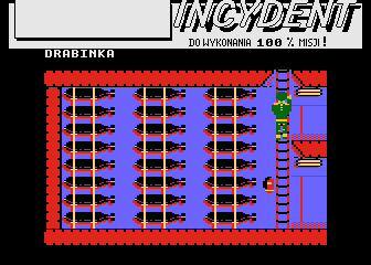 Screenshot of Incydent (Atari 8-bit, 1993) - MobyGames