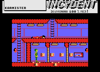 Screenshot of Incydent (Atari 8-bit, 1993) - MobyGames
