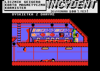 Screenshot of Incydent (Atari 8-bit, 1993) - MobyGames
