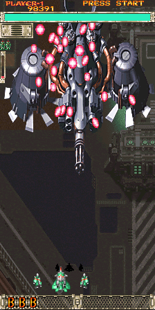 Screenshot of DoDonPachi: Dai-Ou-Jou (Arcade, 2002) - MobyGames