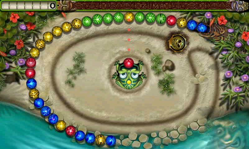 Screenshot of Zuma's Revenge! (Android, 2009) - MobyGames
