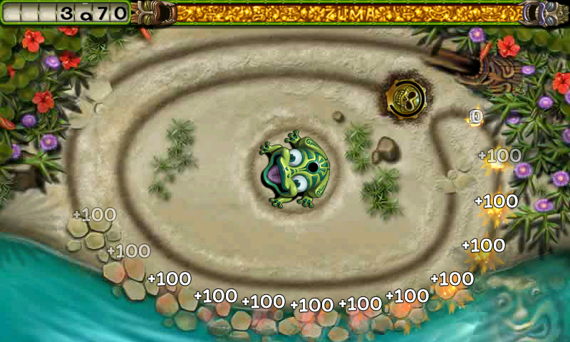 Screenshot of Zuma's Revenge! (Android, 2009) - MobyGames