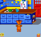 Screenshot of Jim Henson's Bear in the Big Blue House (Game Boy Color ...