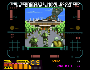 Screenshot of Steel Gunner (Arcade, 1990) - MobyGames