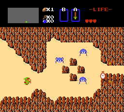 Screenshot of The Legend of Zelda (NES, 1986) - MobyGames