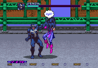 Screenshot of Spider-Man: The Videogame (Arcade, 1991) - MobyGames