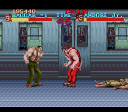 Screenshot of Final Fight (SNES, 1990) - MobyGames