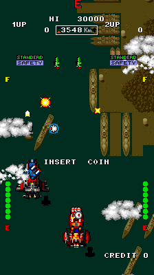 Screenshot of Bermuda Triangle (Arcade, 1987) - MobyGames