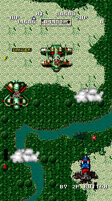 Screenshot of Bermuda Triangle (Arcade, 1987) - MobyGames