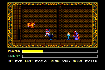 Screenshot of Ys III: Wanderers from Ys (TurboGrafx CD, 1989) - MobyGames