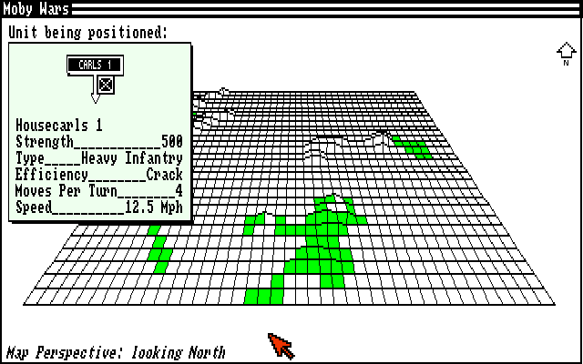 Screenshot of UMS: The Universal Military Simulator (Amiga, 1987) - MobyGames