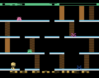 Screenshot of Alfred Challenge (Atari 2600, 1998) - MobyGames