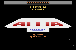 Screenshot of Allia Quest (Atari 2600, 2001) - MobyGames
