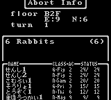 Screenshot of Wizardry: Proving Grounds of the Mad Overlord (Game Boy ...