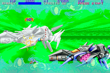 Screenshot of Orius (Arcade, 1991) - MobyGames