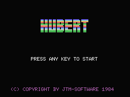 Hubert (1984) - MobyGames