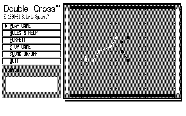 Screenshot Of Double Cross Dos 1991 Mobygames