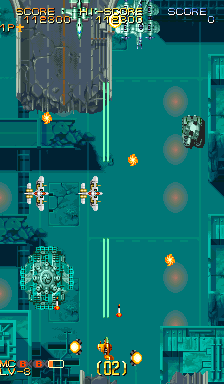 Screenshot of Varth: Operation Thunderstorm (Arcade, 1992) - MobyGames