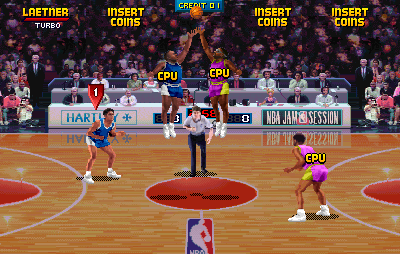Screenshot of NBA Jam (Arcade, 1993) - MobyGames