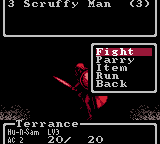 Screenshot of Wizardry: Proving Grounds of the Mad Overlord (Game Boy ...