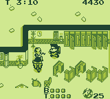 Screenshot of Ghostbusters II (Game Boy, 1990) - MobyGames