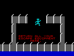 Screenshot of Alcatraz Harry (ZX Spectrum, 1984) - MobyGames