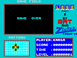 Screenshot of Logo: Part I (ZX Spectrum, 1991) - MobyGames