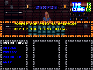 Screenshot of Double Dragon 3: The Rosetta Stone (Arcade, 1990) - MobyGames