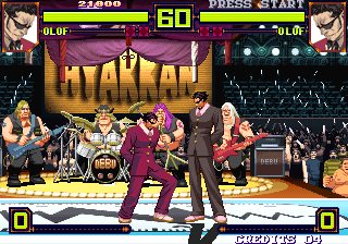 Screenshot of Shin Gōketsuji Ichizoku Tōkon: Matrimelee (Arcade, 2003 ...