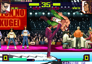 Screenshot of Shin Gōketsuji Ichizoku Tōkon: Matrimelee (Arcade, 2003 ...