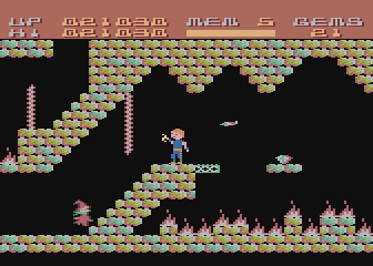 Screenshot of Twilight World (Atari 8-bit, 1987) - MobyGames