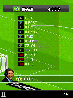 Screenshot of Real Football 2015 (J2ME, 2014) - MobyGames