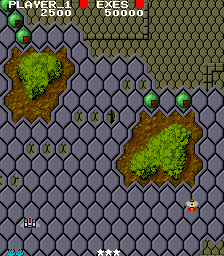 Screenshot of Exed Exes (Arcade, 1985) - MobyGames