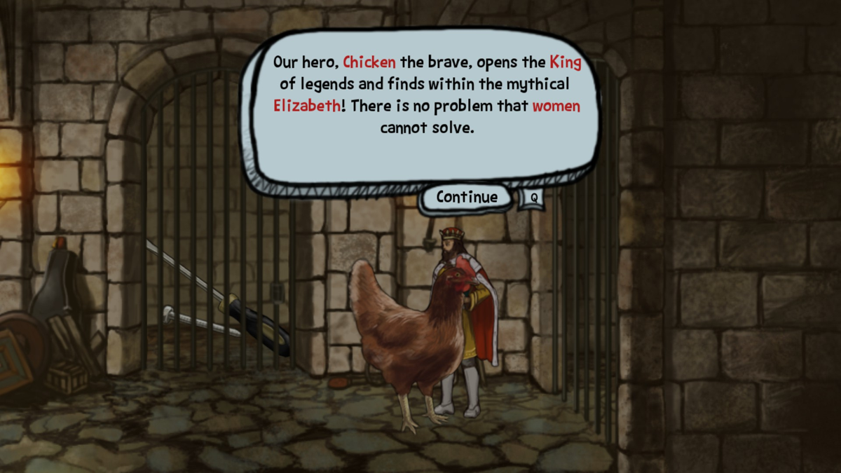 Screenshot of Adventure Lib (Windows, 2015) - MobyGames