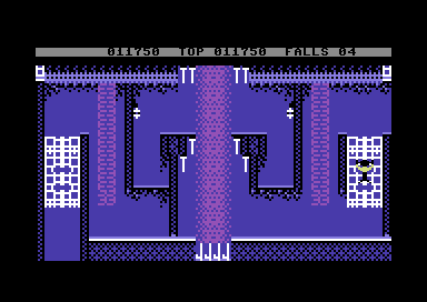 Screenshot of Bruce Lee (Commodore 64, 1984) - MobyGames