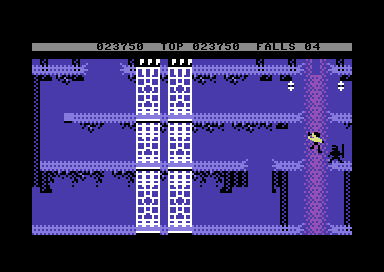 Screenshot of Bruce Lee (Commodore 64, 1984) - MobyGames