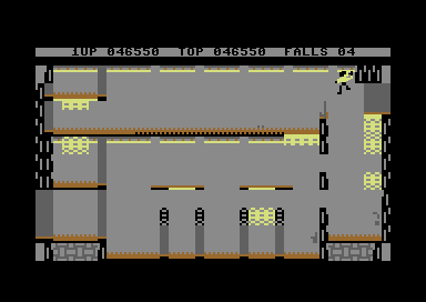 Screenshot of Bruce Lee (Commodore 64, 1984) - MobyGames