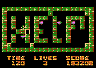 Screenshot of Knock (Atari 8-bit, 1992) - MobyGames