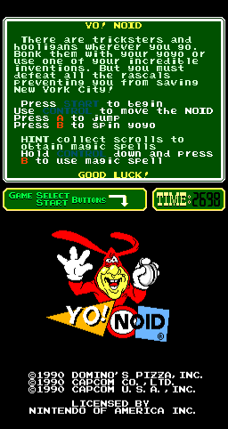 Screenshot of Yo! Noid (Arcade, 1990) - MobyGames