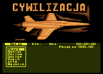 Screenshot of Cywilizacja (Atari 8-bit, 1993) - MobyGames