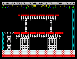 Screenshot of Bruce Lee (ZX Spectrum, 1984) - MobyGames