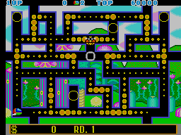 Screenshot of Fantasy Zone: The Maze (Arcade, 1987) - MobyGames