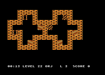 Screenshot of Whoops! (Atari 8-bit, 1992) - MobyGames