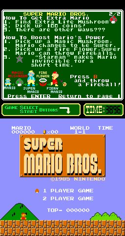 Screenshot of Super Mario Bros. (Arcade, 1985) - MobyGames