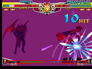 Screenshot of Darkstalkers 3 (PlayStation, 1997) - MobyGames