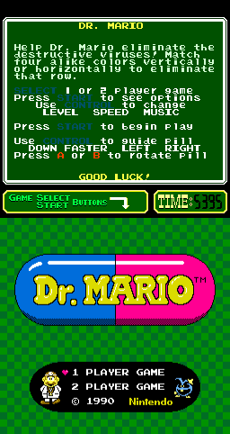 Dr. Mario screenshots - MobyGames