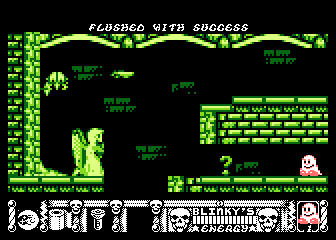 Screenshot of Blinkys Scary School (Atari 8-bit, 1990) - MobyGames