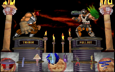 Screenshot of BloodStorm (Arcade, 1994) - MobyGames