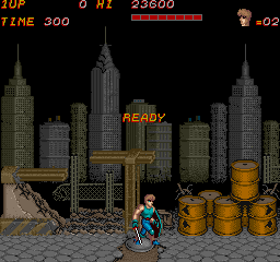 Screenshot of Trojan (Arcade, 1986) - MobyGames