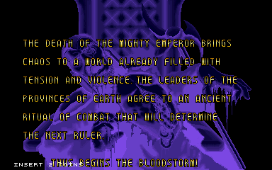 Screenshot of BloodStorm (Arcade, 1994) - MobyGames